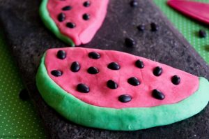 Homemade Watermelon Playdough ⋆ Parenting Chaos