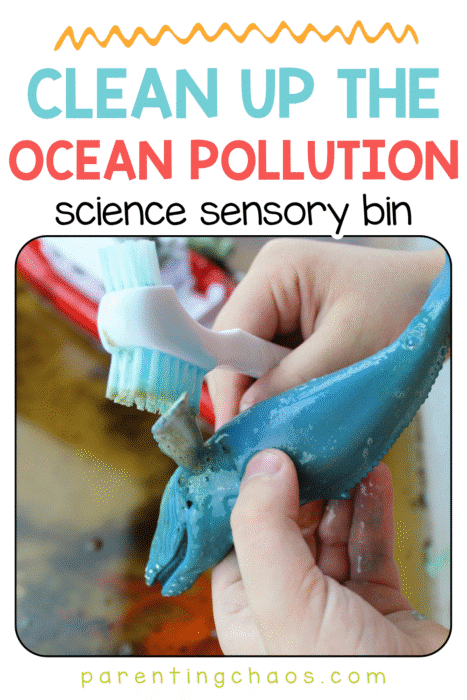 Ocean Pollution Clean Up Science Activity ⋆ Parenting Chaos