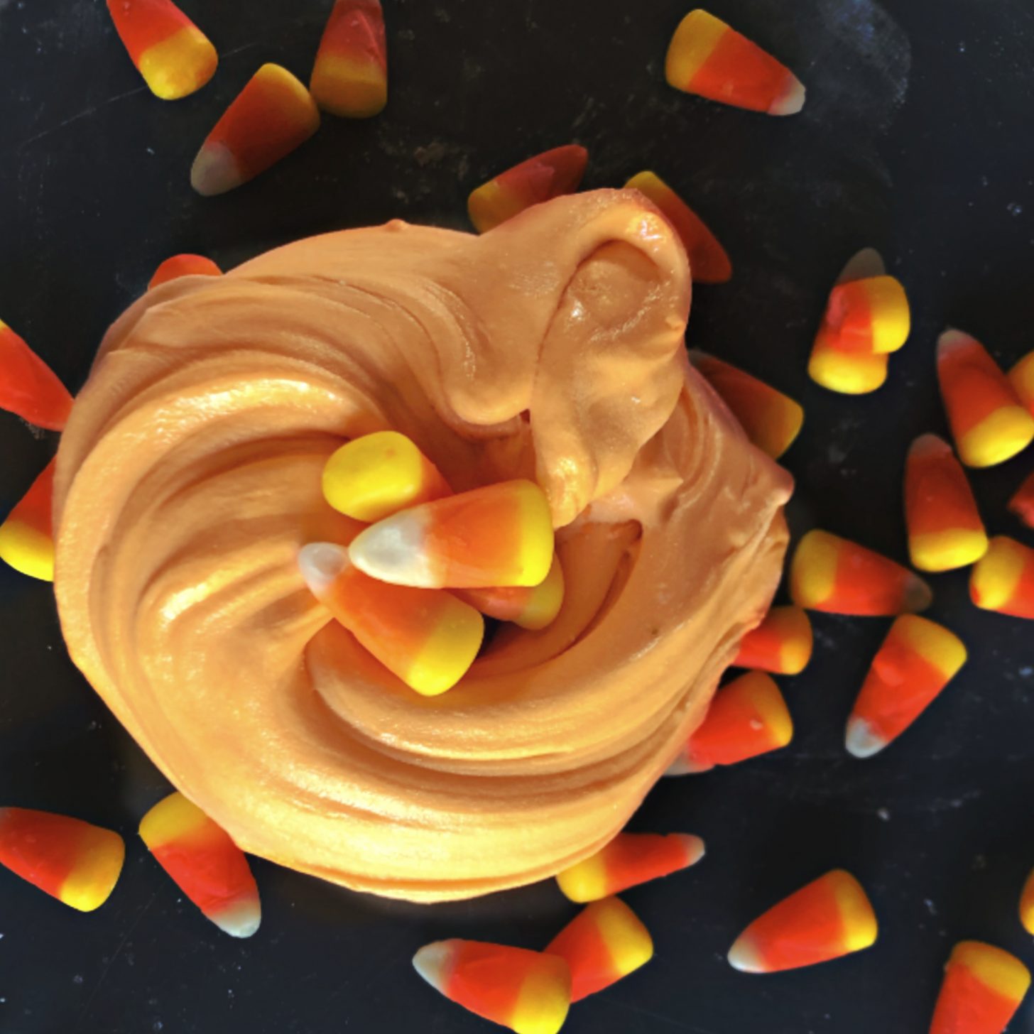 Edible Candy Corn Slime ⋆ Parenting Chaos
