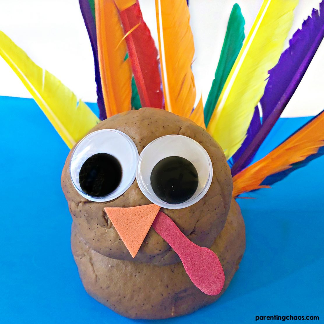 Build a Turkey Play Dough Kit ⋆ Parenting Chaos