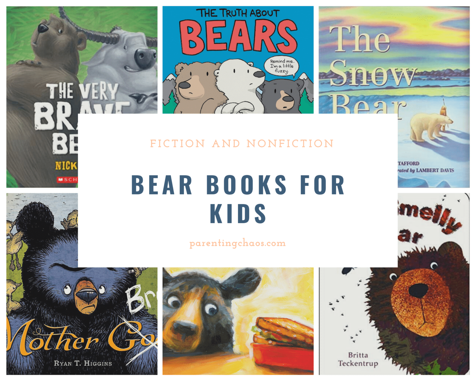 Bear Books for Kids ⋆ Parenting Chaos
