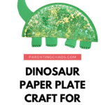 Dinosaur Paper Plate Craft ⋆ Parenting Chaos