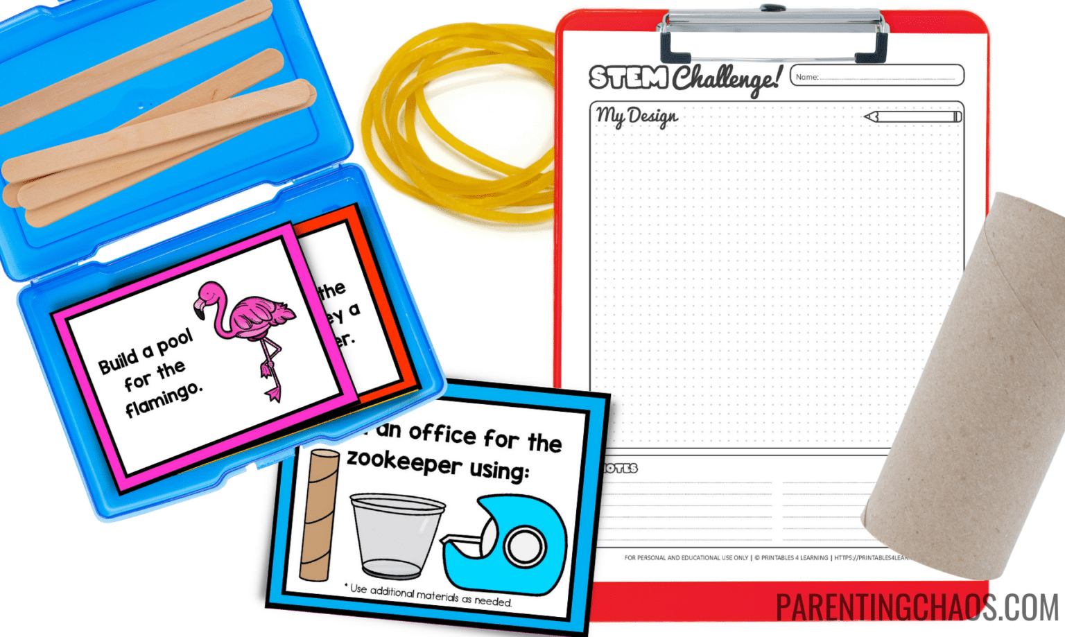 Printable Zoo STEM Challenge Cards ⋆ Parenting Chaos