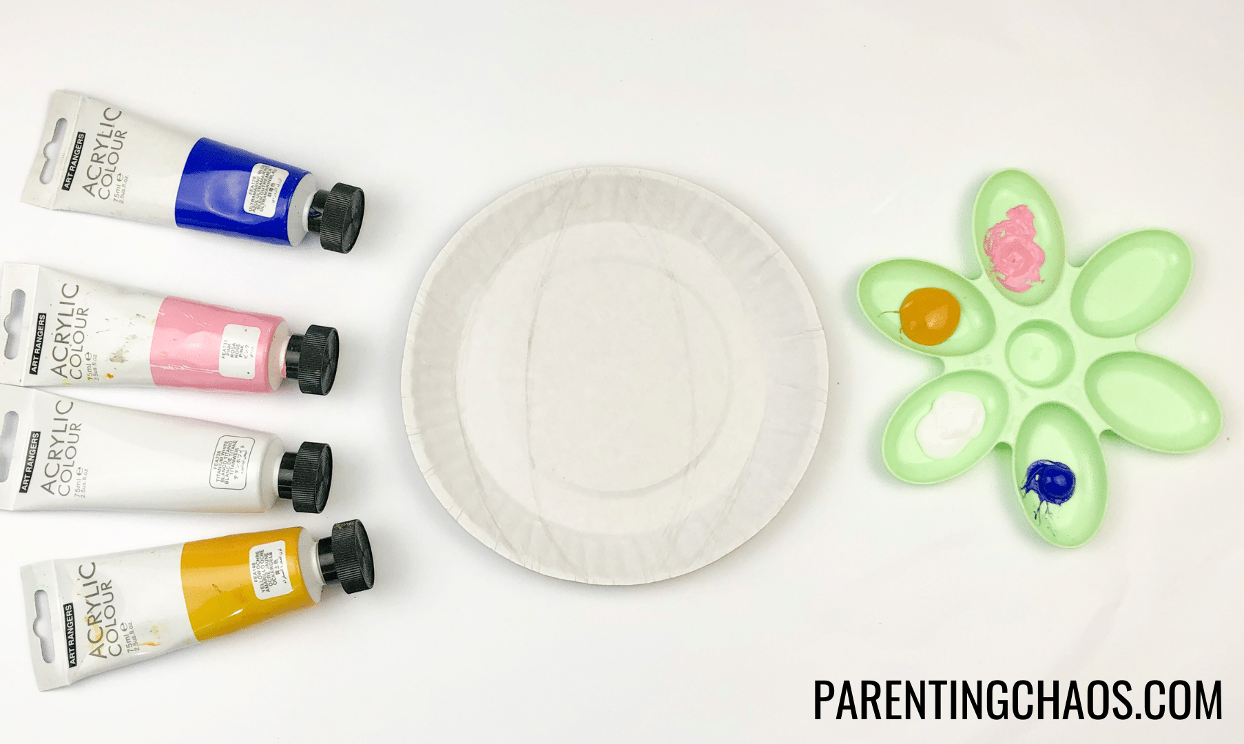 Beach Ball Paper Plate Craft for Kids ⋆ Parenting Chaos