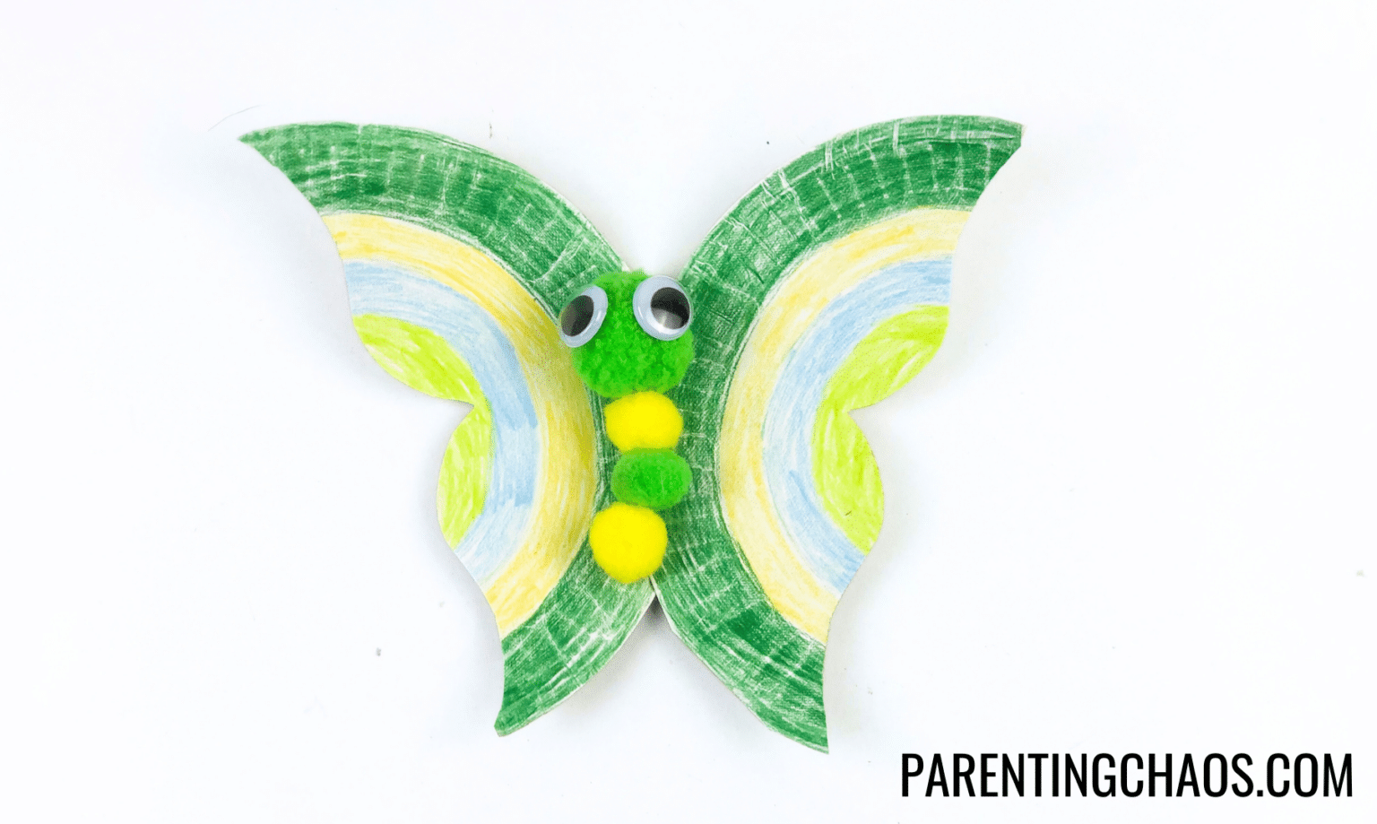 Fun Butterfly Paper Plate Craft for Kids ⋆ Parenting Chaos