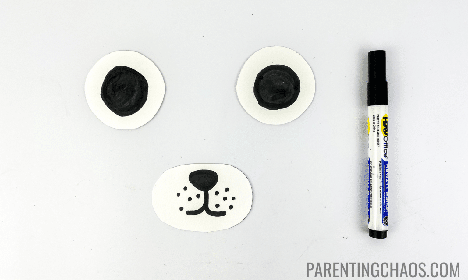 Polar Bear Paper Plate Craft ⋆ Parenting Chaos