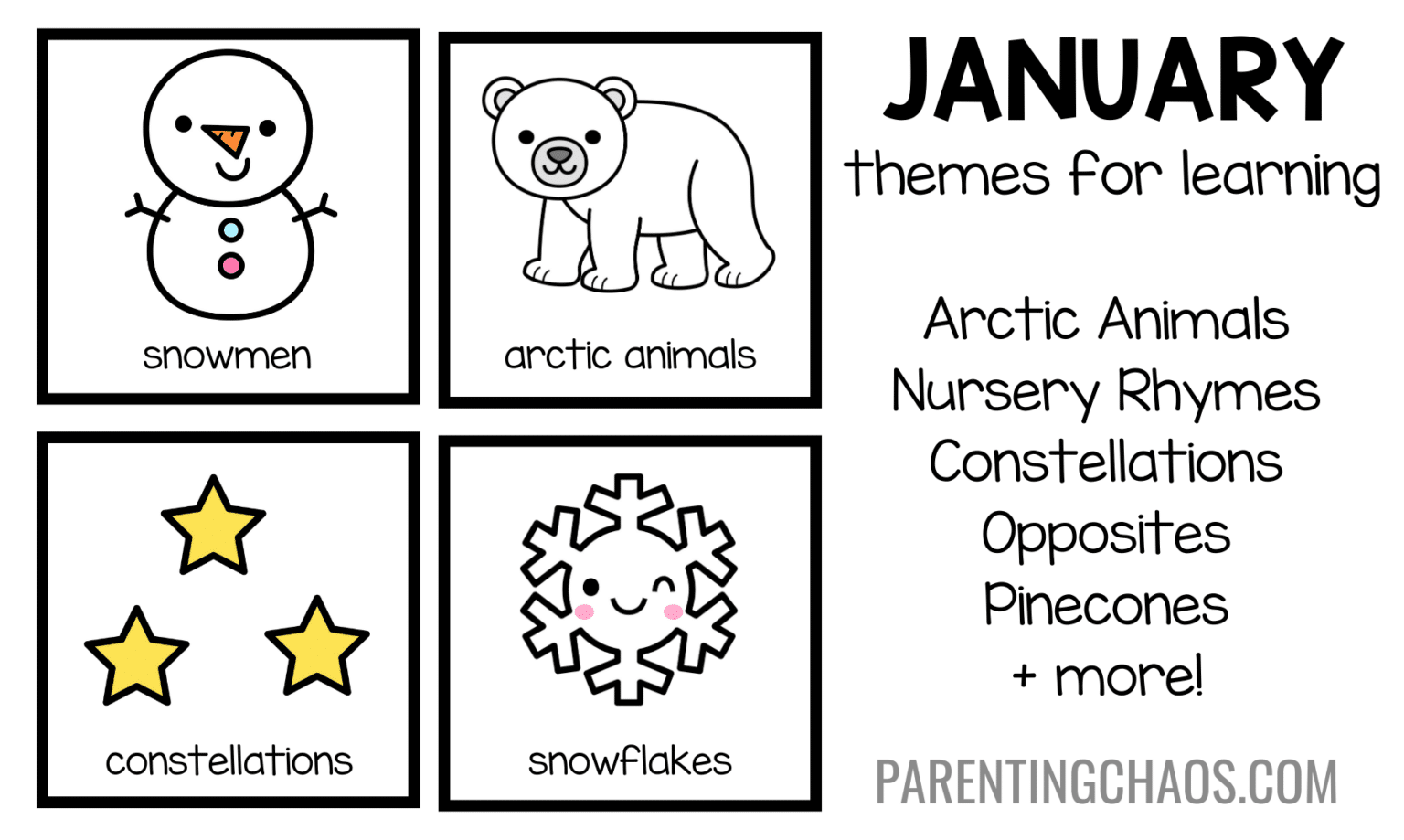 January Preschool Themes ⋆ Parenting Chaos