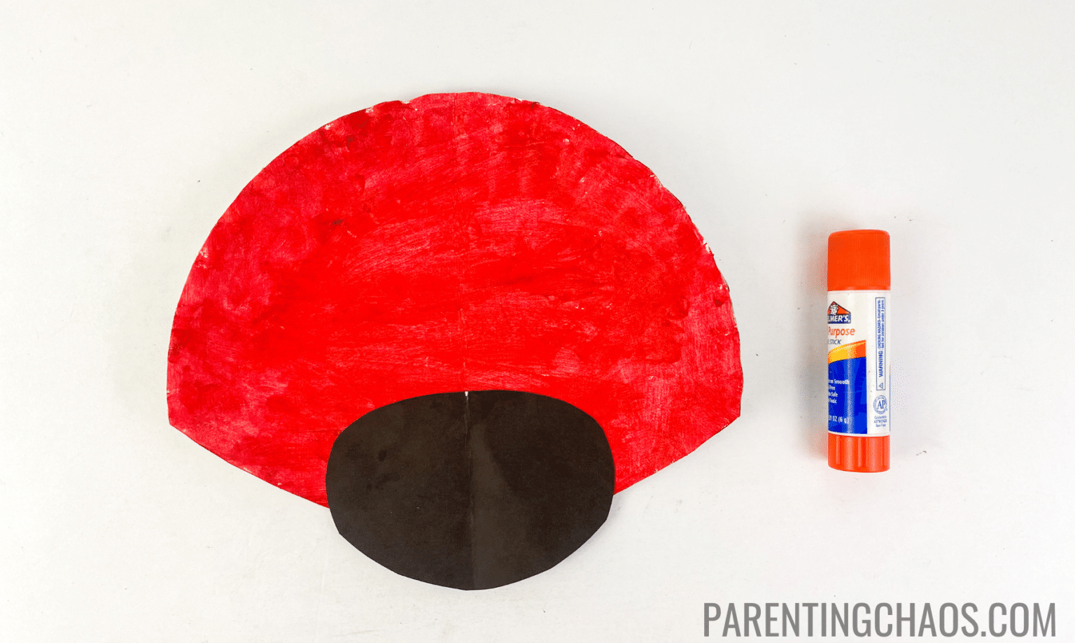 Ladybug Paper Plate Craft ⋆ Parenting Chaos