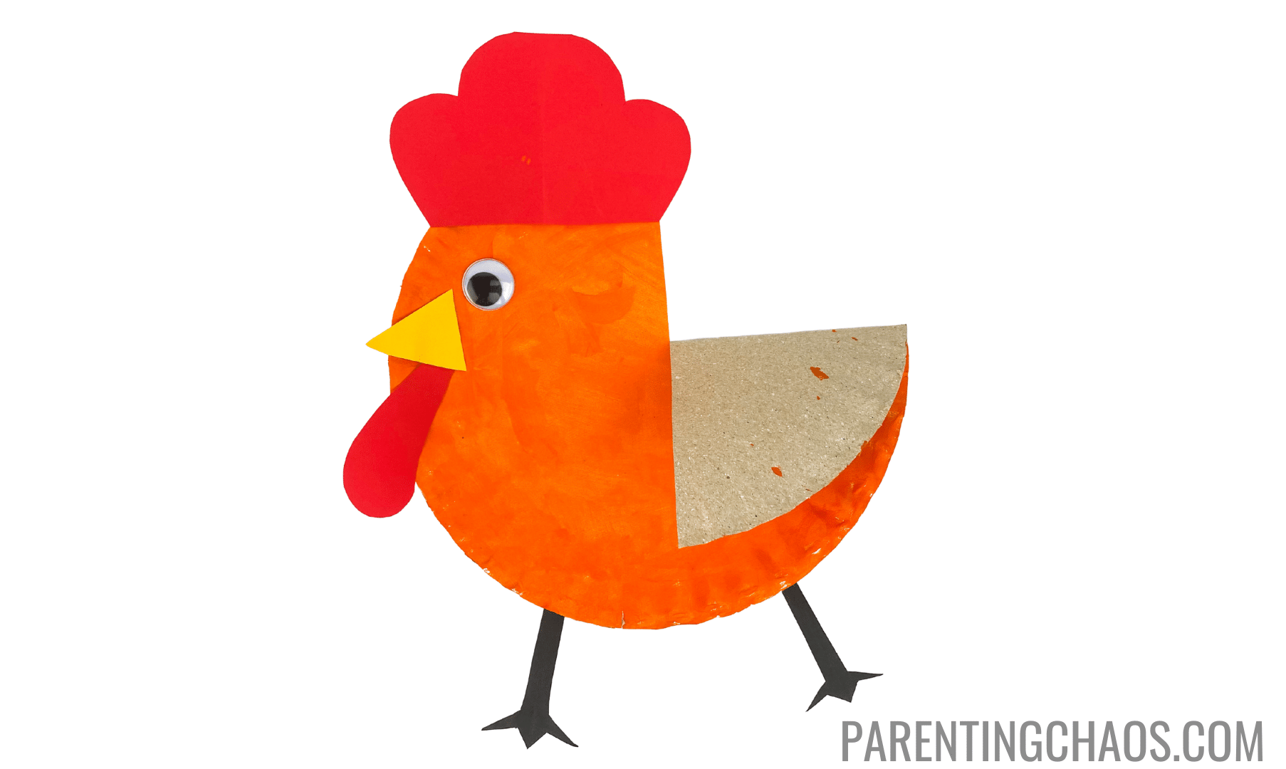 Little Red Hen Paper Plate Craft for Kids ⋆ Parenting Chaos
