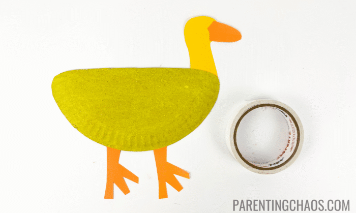 Duck Paper Plate Craft ⋆ Parenting Chaos