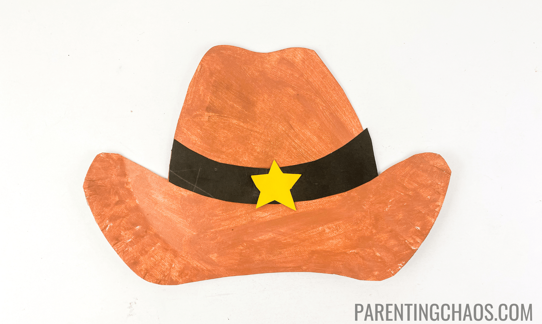 Paper Plate Cowboy Hat Craft for Kids ⋆ Parenting Chaos