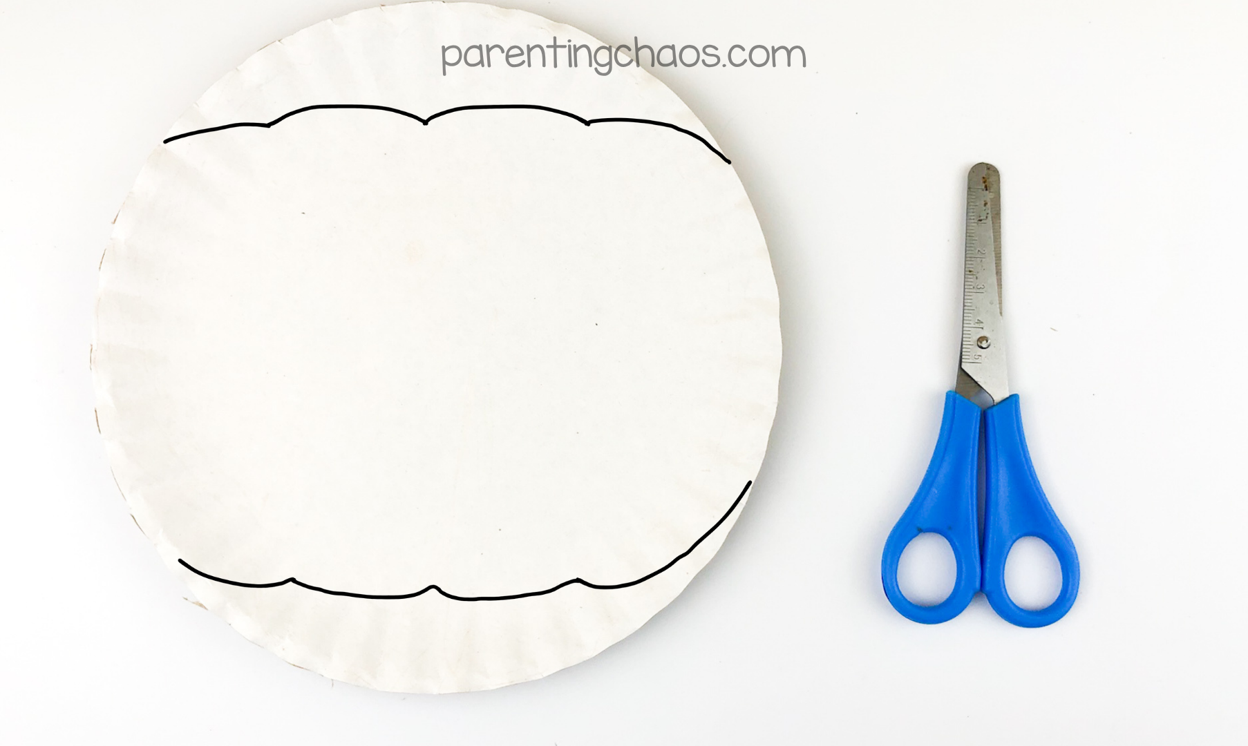 Paper Plate Jack-o'-Lantern Craft ⋆ Parenting Chaos