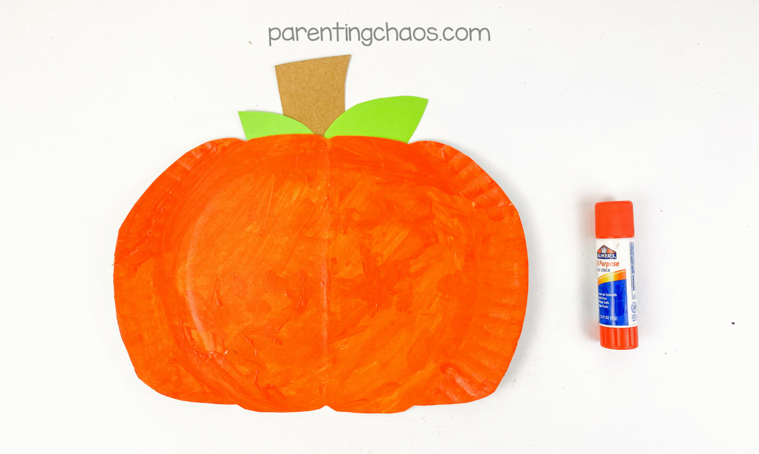 Paper Plate Jack-o'-Lantern Craft ⋆ Parenting Chaos