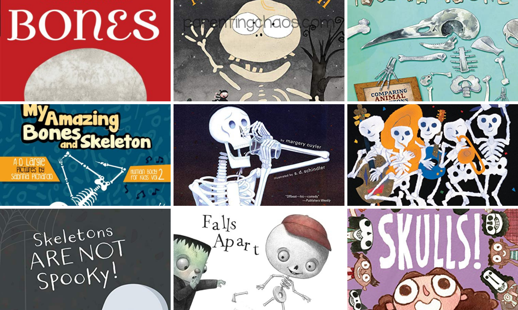 Skeleton Books for Kids ⋆ Parenting Chaos