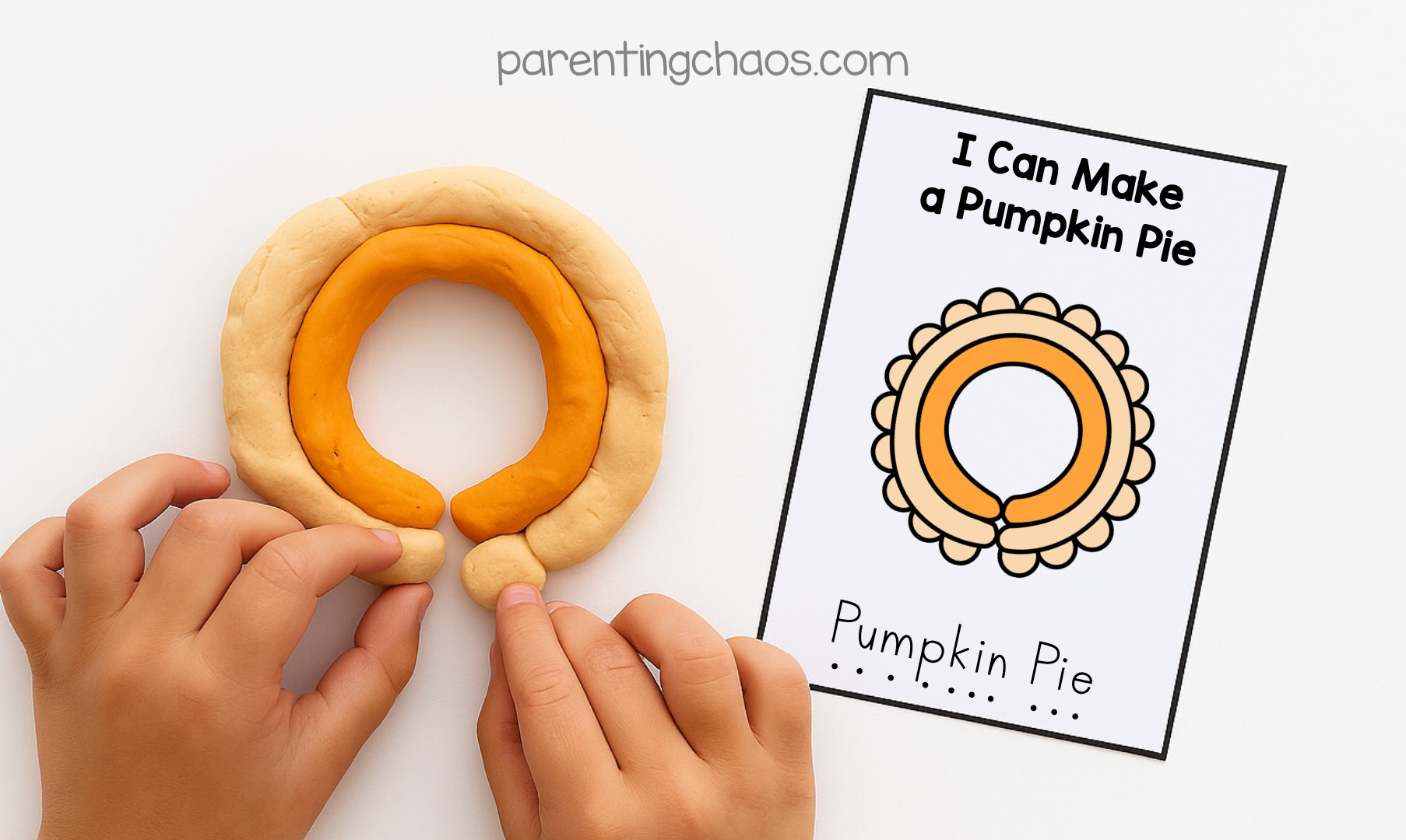 Thanksgiving Playdough Task Cards ⋆ Parenting Chaos